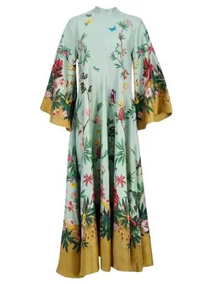 La DoubleJ Long-sleeve Maxi Dress - Blue
