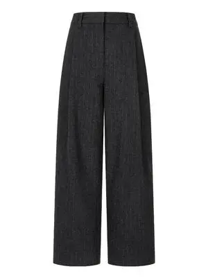 STUDIO TOMBOY Striped Trousers Grey