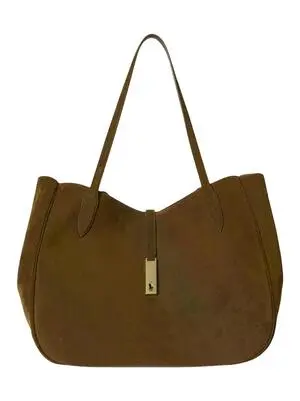 Polo Ralph Lauren Suede Tote Bag - Brown