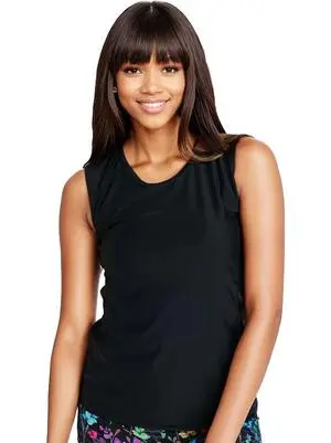 CALYPSA Loose Fit Maya Swim Top Black