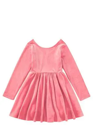 TEA COLLECTION Velour Ballet Dress - Mauveglow