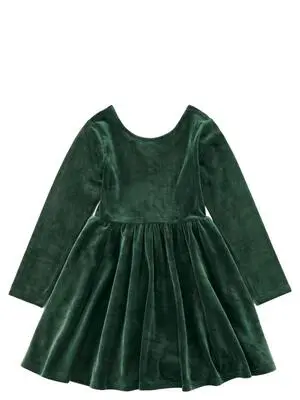 TEA COLLECTION Velour Ballet Dress - Pineneedle