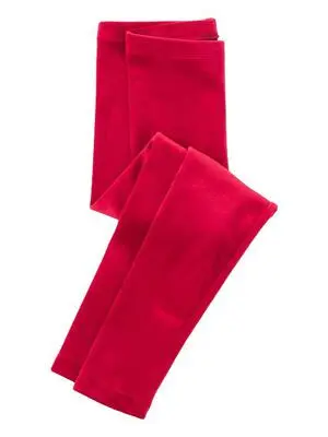 TEA COLLECTION Velour Leggings - Red Wagon