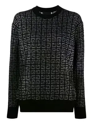 Givenchy 4g Jacquard-knit Jumper - Black