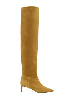 Ulla Johnson Carolina Kitten Heel Boot - Pistachio