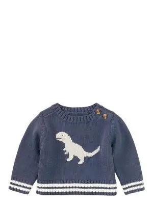TEA COLLECTION Baby Dino Cotton Sweater - Triumph