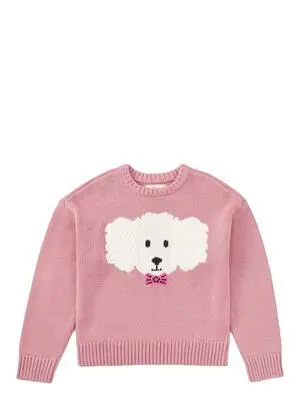 TEA COLLECTION Puppy Sweater - Hydrangea