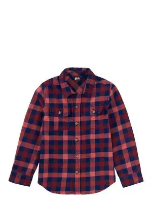 TEA COLLECTION Flannel Button Up Shirt - Daegu Plaid