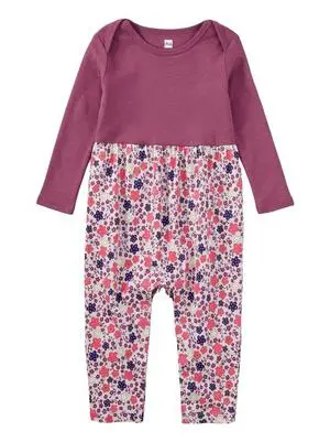 TEA COLLECTION Print Mix Baby Romper - Hanji Floral