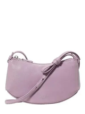 Kate Spade New York Loop Glazed Leather Crossbody - Market Purple