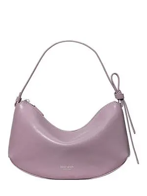 Kate Spade New York Loop Glazed Leather Shoulder Bag - Market Purple