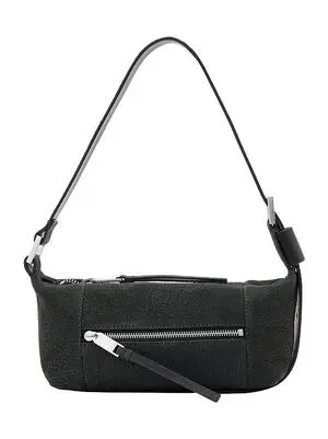 ALLSAINTS Vega Mini Leather Shoulder Bag - Meteorite
