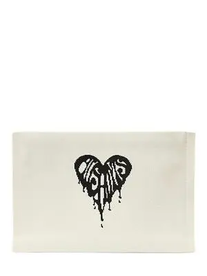 ALLSAINTS Izzy Heart Clutch - White