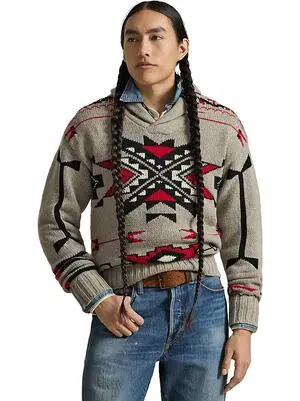 Polo Ralph Lauren X Topa Grey Sky Lodge Sweater - Grey Multi