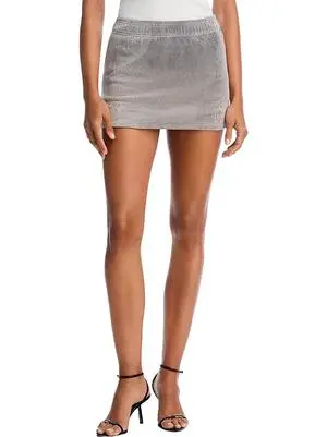 Alexander Wang Mid Rise Mini Skort - Titanium