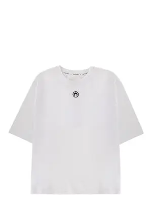 MARINE SERRE T-shirt With Logo - White