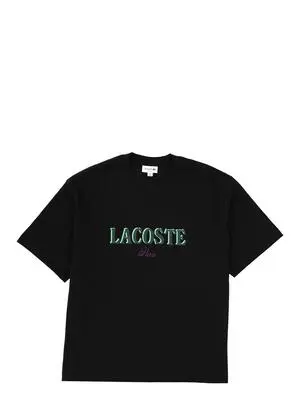 Lacoste T-shirt With Graphics - Black
