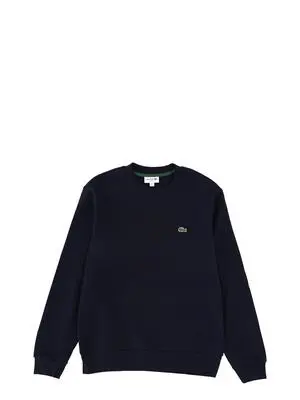 Lacoste Fleece Sweatshirt With Logo - Blue