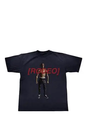 TRAVIS SCOTT Rodeo 10 Years Action Figure Tee Shirt - Black