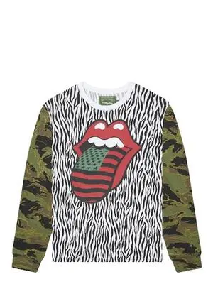 DENIM TEARS X Rolling Stones Long Sleeve Tee Shirt - Multicolor