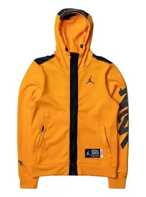 JORDAN X Zion X Naruto Hoodie - Black/orange Peel