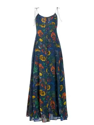Rosie Assoulin High Garden Maxi Dress - Blue