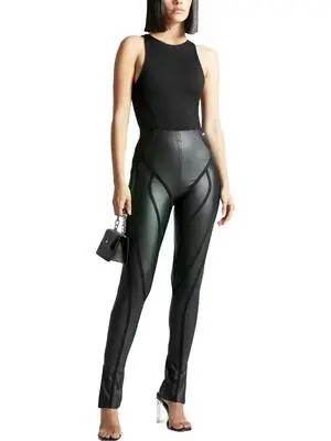 Manière De Voir Matte-contour Leggings - Black