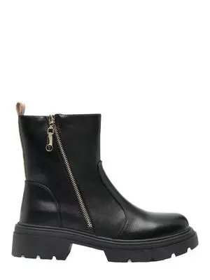 ALVIERO MARTINI 1° CLASSE 45mm Zip-up Ankle Boots - Black