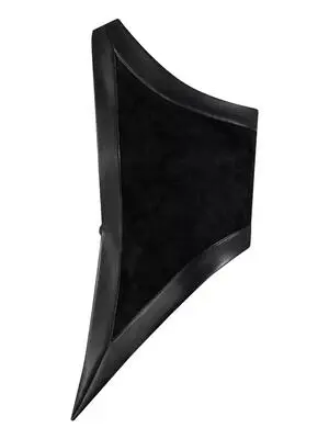 Manière De Voir Asymmetric Backless Top - Black