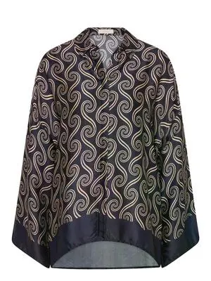 Faithfull The Brand Cora Printed Shirt - Blue