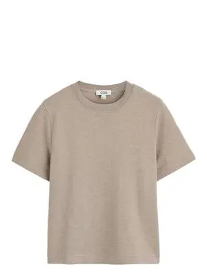 Cos Clean Cut T-Shirt Beige