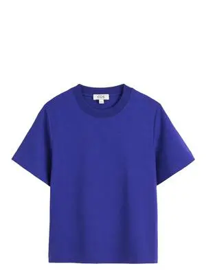 Cos Organic Cotton T-shirt - Blue