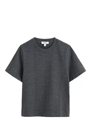 Cos Organic Cotton T-shirt - Dark Grey