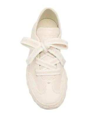 JIMMY CHOO Diamond Flex Lightweight Leather Trainers - Latte