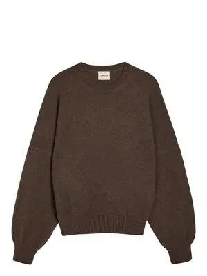 Khaite Margaux Cashmere Jumper - Dark Brown