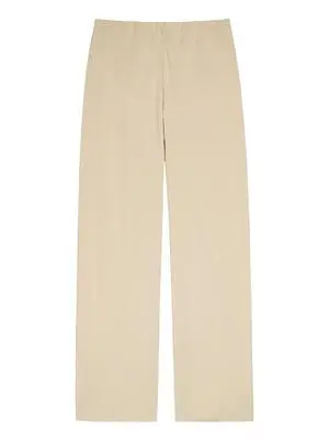 Vince Straight-leg Crepe Trousers - Beige
