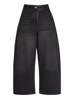 Studio Nicholson Chalco Barrel-Leg Jeans Black