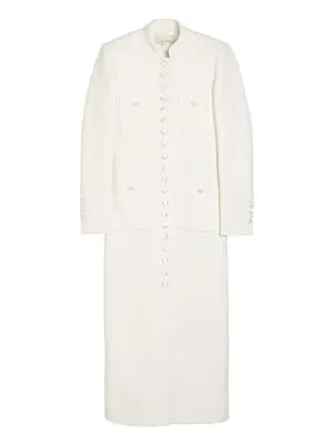 LIBEROWE Imperial Bouclé Coat - White