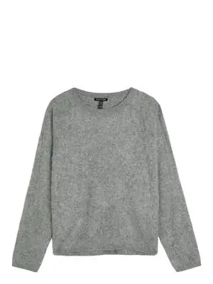 Eileen Fisher Brushed Cashmere Jumper - Grey