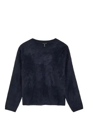 Eileen Fisher Brushed Cashmere Jumper - Dark Blue
