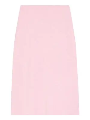 Khaite Patri Wool-blend Midi Skirt - Light Pink