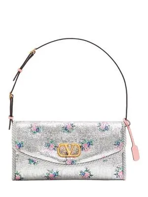 Valentino Garavani Devain Small Shoulder Bag - Silver