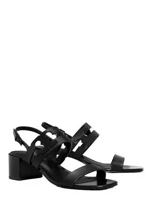 Tory Burch Ines Heeled Sandal - Perfect Black/perfect Black