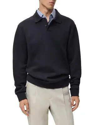 MANGO Regular Fit Polo Sweatshirt