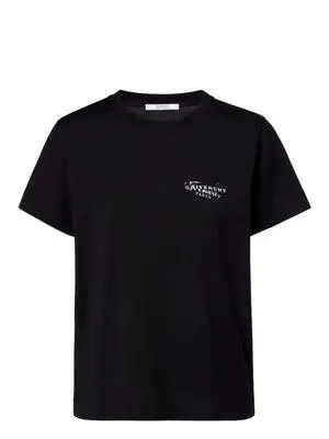 Givenchy Logo Cotton Jersey T-shirt - Black