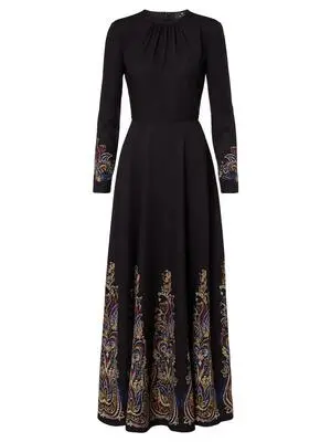 Etro Paisley Maxi Dress - Black