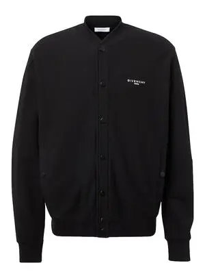 Givenchy Logo Cotton Jacket - Black