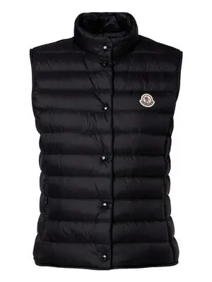 Moncler Cropped Down Vest - Black