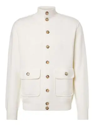 ALLUDE Wool And Cashmere Jacket - White