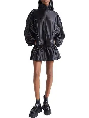Alexander Wang Piped Drop Waist Jacket - Black